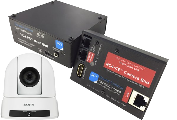 Sony SRG-300H/W PTZ Camera (white) with RC4-SRG Kit